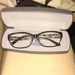 Valentino | Accessories | Valentino V266 Eyeglasses Frames Clear Black ...